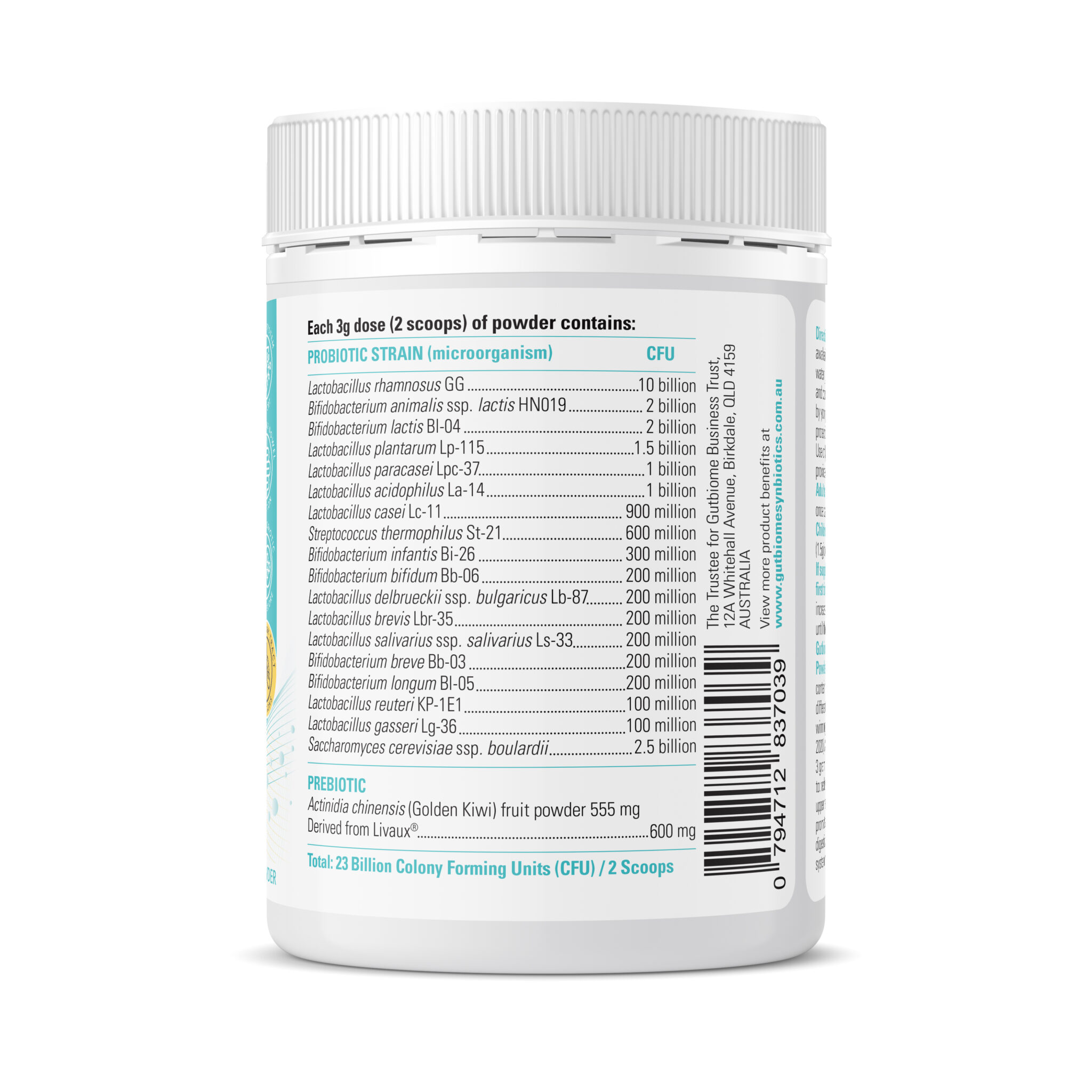 GUTBIOME ADVANCED SYNBIOTIC POWDER | GutBiome
