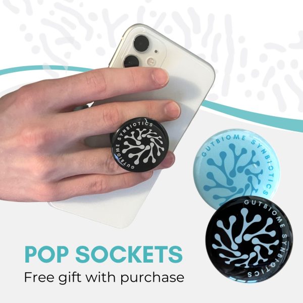 FREE POP SOCKET - BLACK - Gutbiome